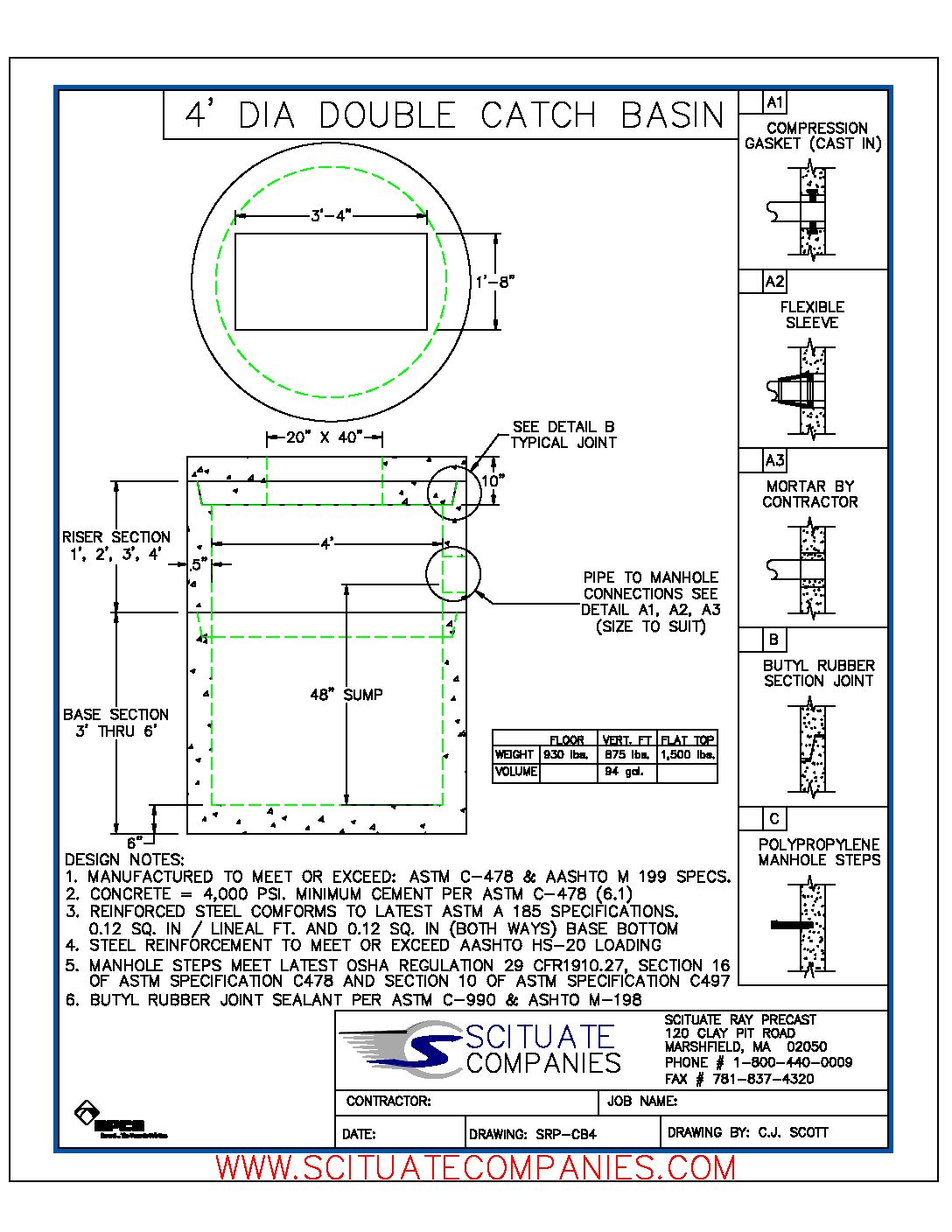 Products & Drawings - Scituate Concrete Products